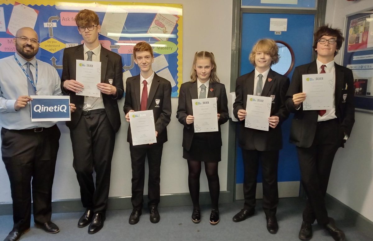 Students from Malvern's Dyson Perrins Academy celebrate silver science ...